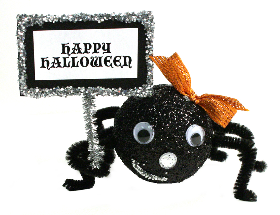 Halloween Spider with Sign | Sparrow Innovations